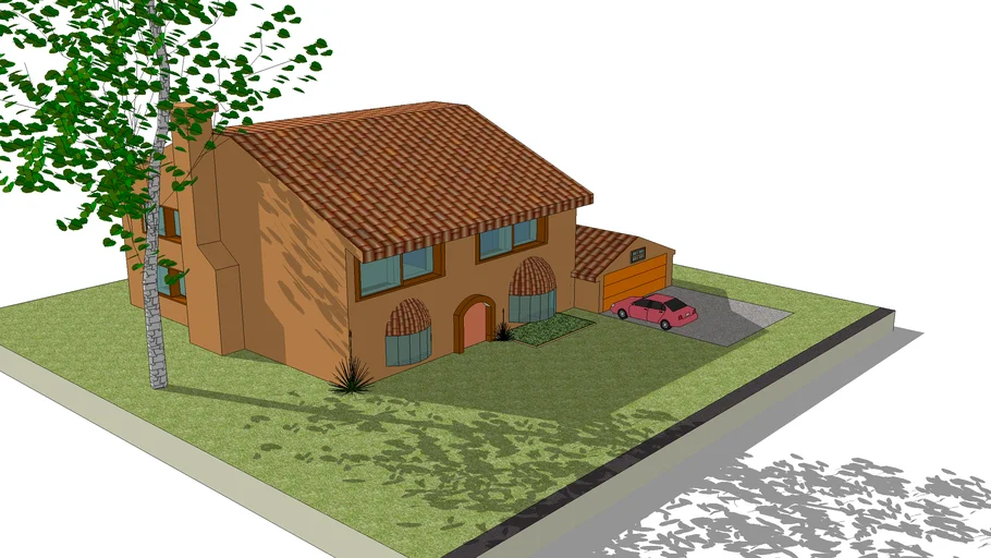 Casa de los Simpson | 3D Warehouse