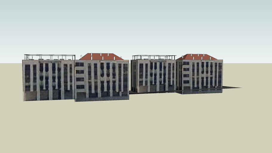 Edificios de viviendas en el barrio de santa olaya de gijon | 3D Warehouse