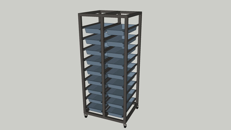 Tray Holder Rack | 3D Warehouse