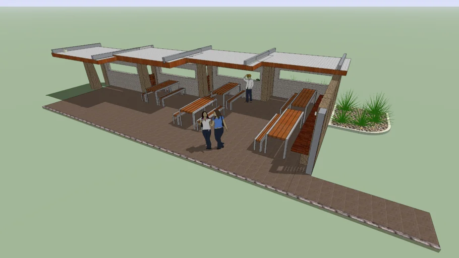 Outdoor Bar area | 3D Warehouse