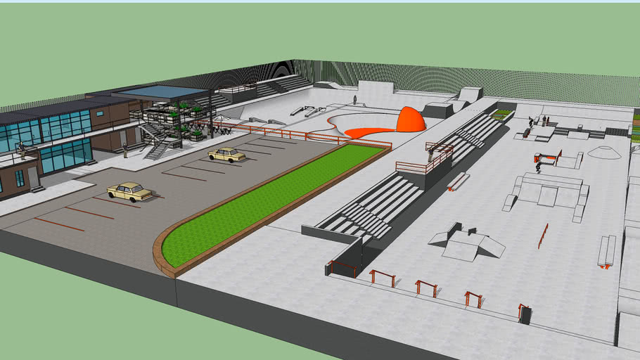 PARQUE DE SKATE | 3D Warehouse