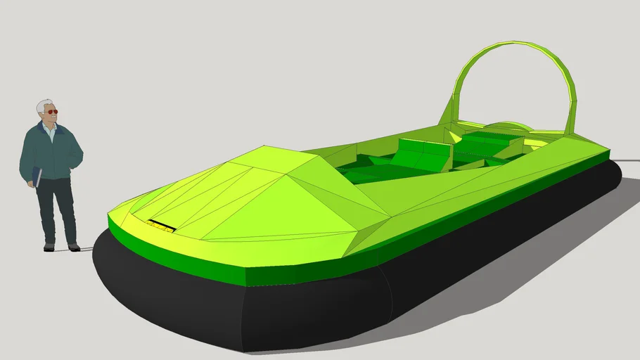 Hovercraft Hull & Skirt | 3D Warehouse