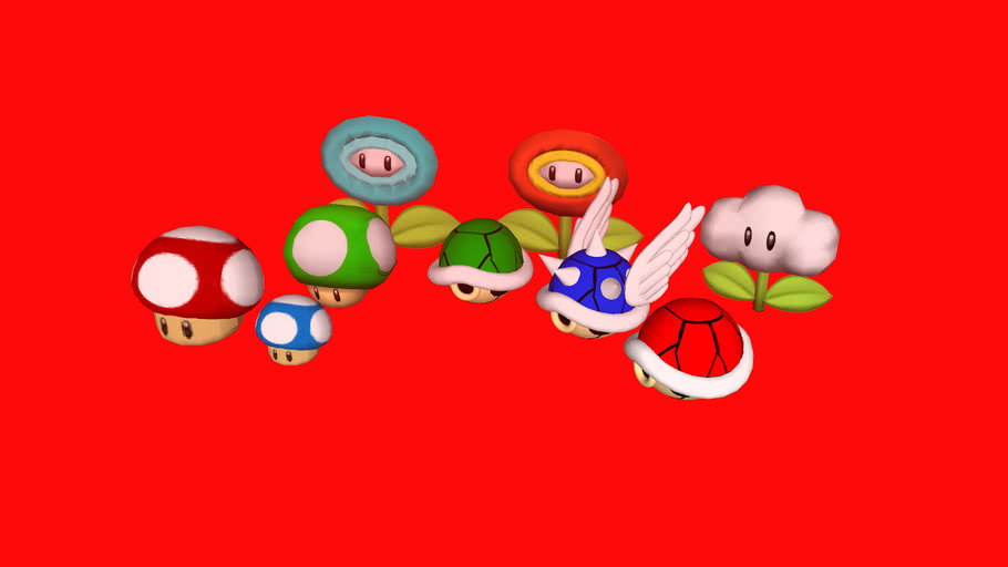 mario power ups(v 1.1) | 3D Warehouse
