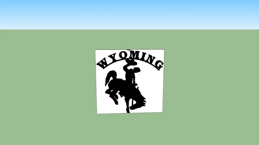 Wyoming Cowboys Sticker | 3D Warehouse