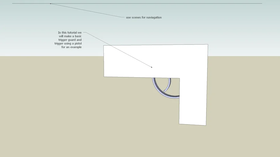 trigger guard/trigger tutorial | 3D Warehouse