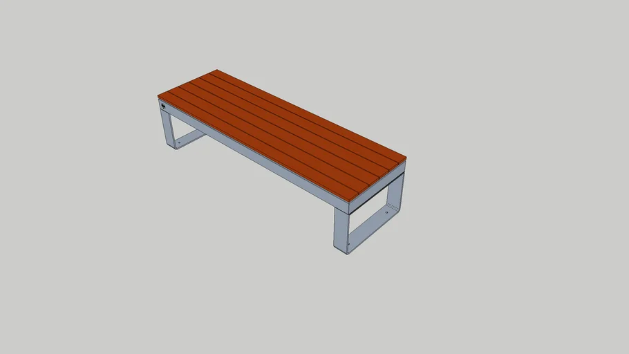 modular bench | 3D Warehouse