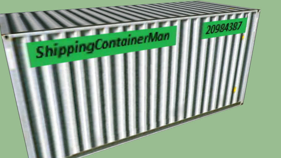 My Own Shipping Container ''20'' | 3D Warehouse