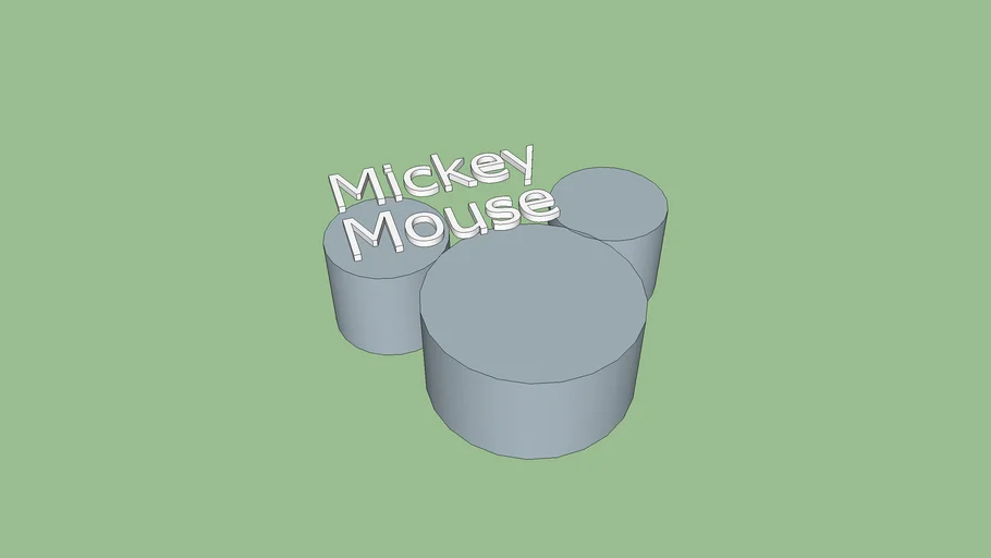 Mickey Mouse | 3D Warehouse