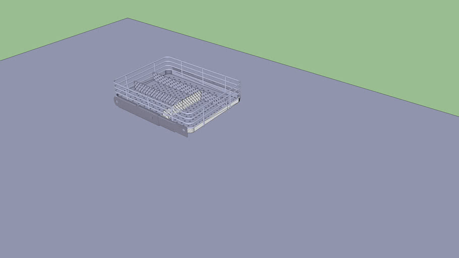 Wire Modular Kitchen Basket | 3D Warehouse