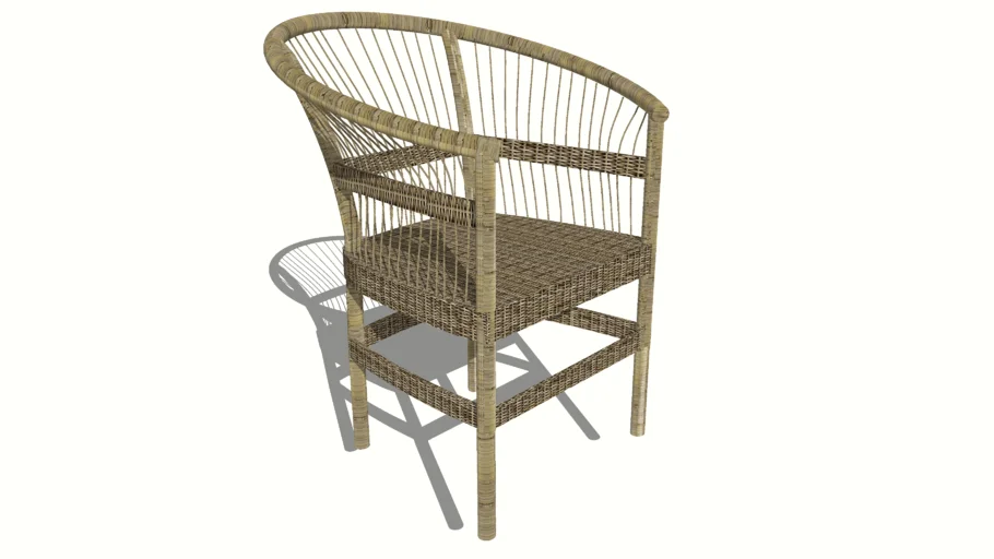 Palmachair in rattan | 3D Warehouse
