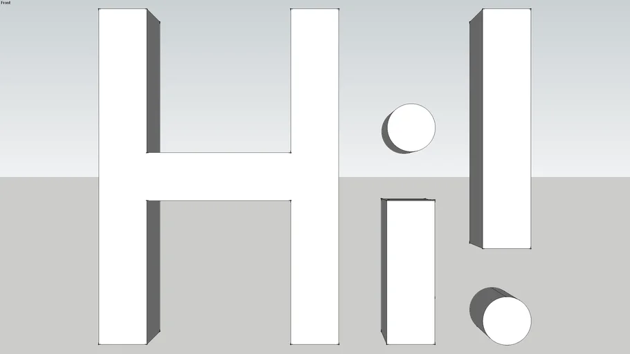 Hi | 3D Warehouse