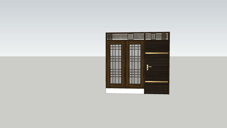 Door & Window with Louvers | 3D Warehouse