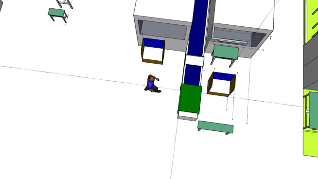 Lay Out Process production | 3D Warehouse