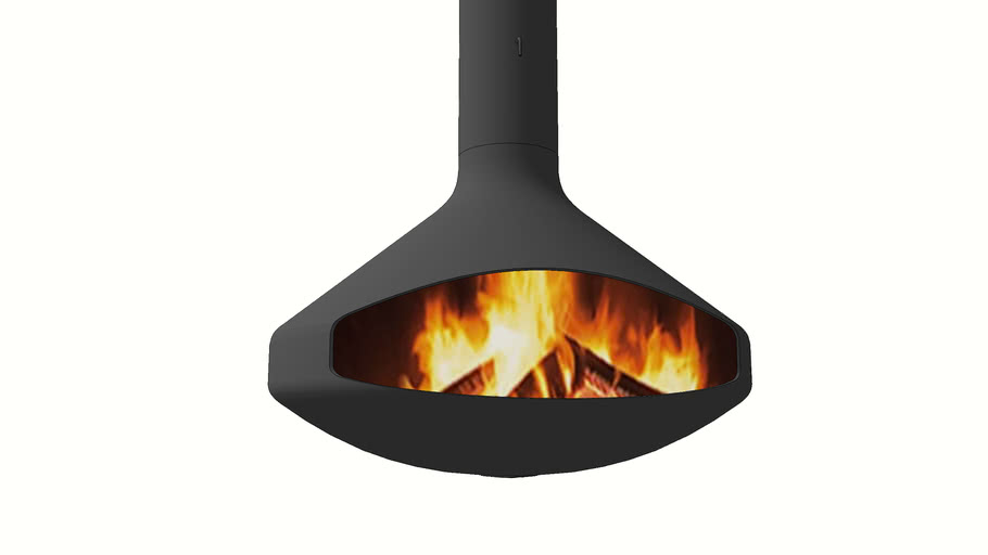 Ergofocus fireplace by Focus Creation | 3D Warehouse