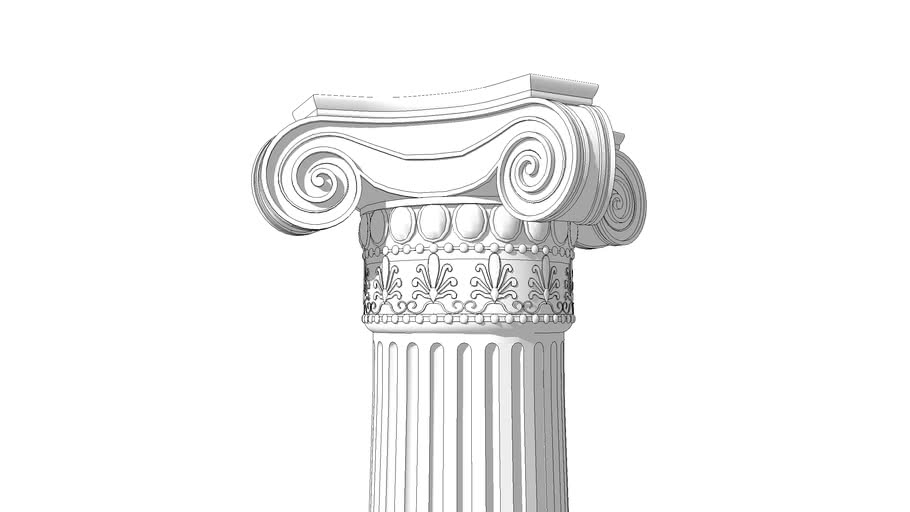 Ionic+Column+Fluted | 3D Warehouse