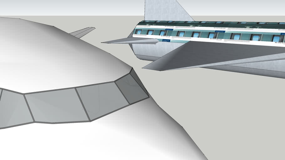 basic design of an airplane i made with no help | 3D Warehouse