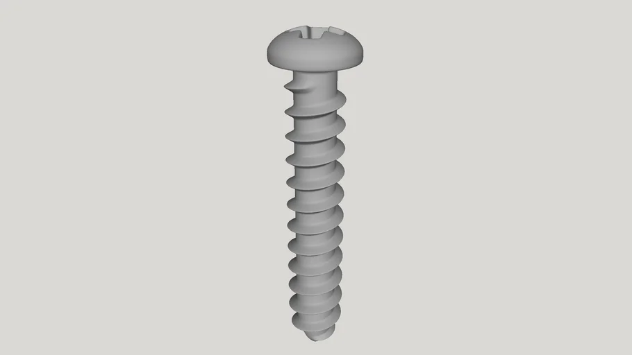 Vis cruciforme Phillips screw | 3D Warehouse