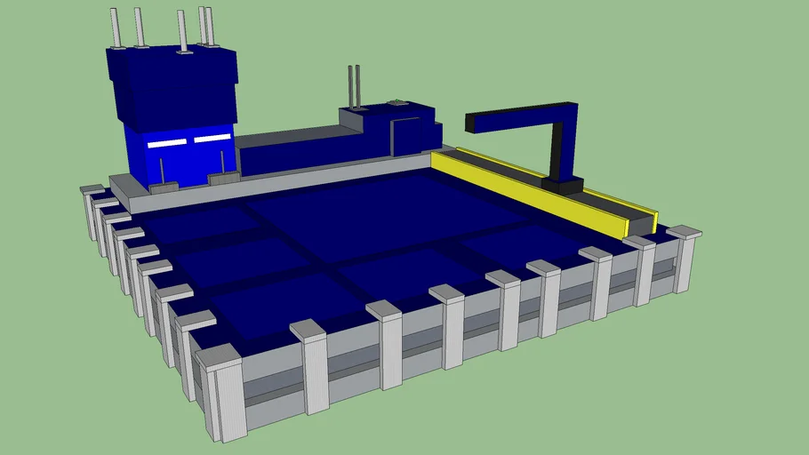 Supreme Commander Forged Alliance UEF tech 1 Land Factory | 3D Warehouse