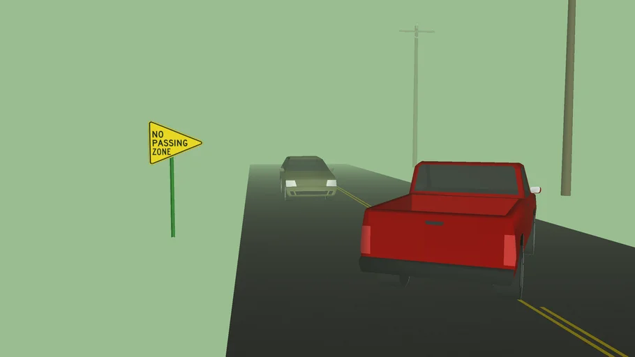 No Passing Zone | 3D Warehouse