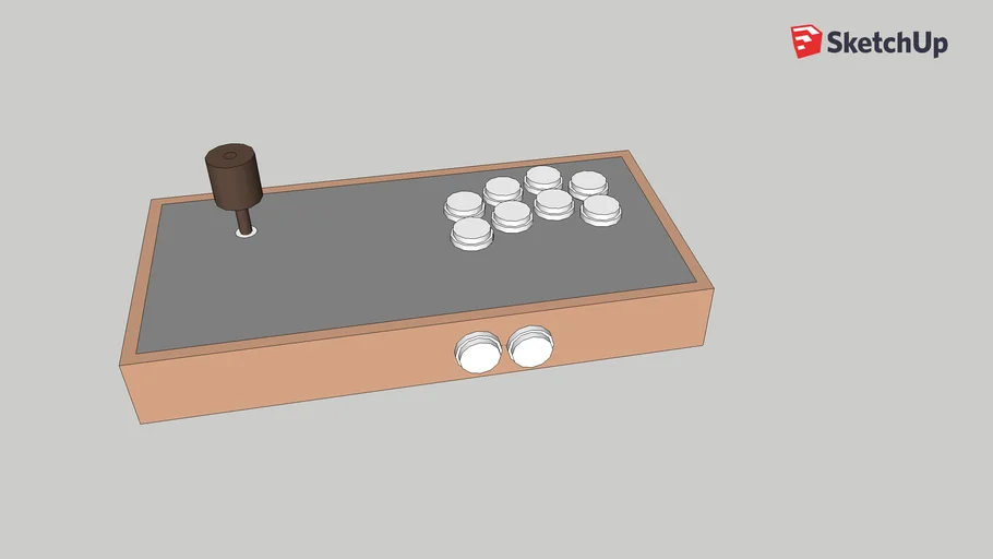 retropie joystick | 3D Warehouse