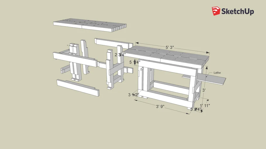 Workbench | 3D Warehouse