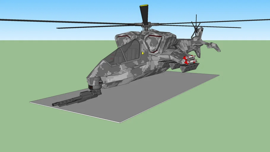 F6 Hunter-Attack Helicopter | 3D Warehouse