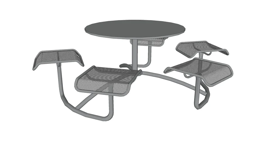 Mingle 5 Seat Table | 3D Warehouse
