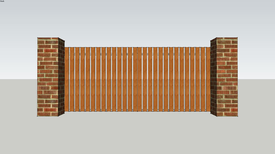 Front gates | 3D Warehouse