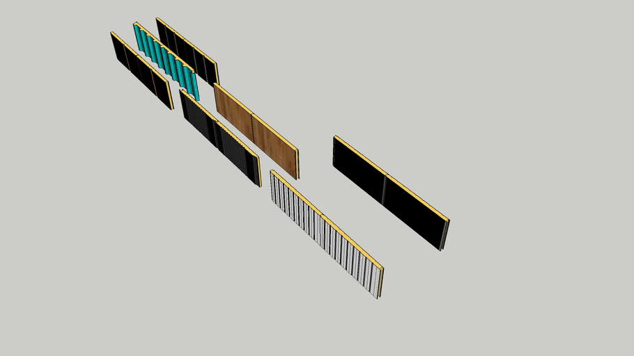Sandwich panel 7 design | 3D Warehouse