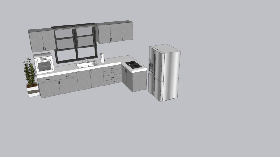 Small Kitchen | 3D Warehouse