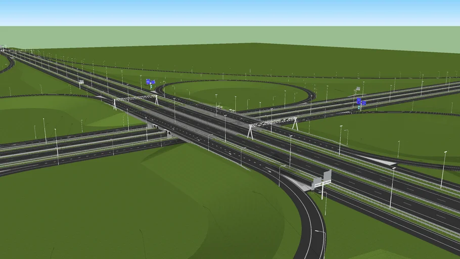 Highway junction | 3D Warehouse