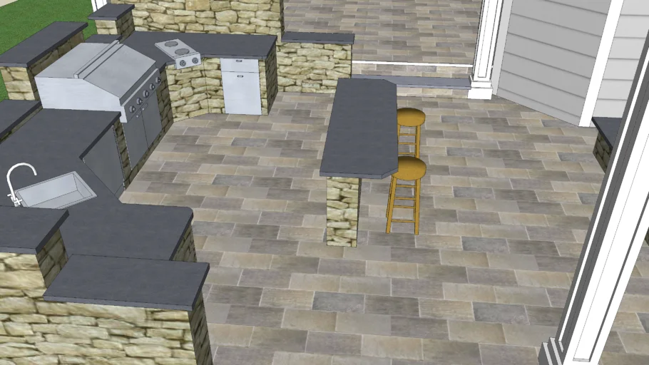 outdoor kitchen | 3D Warehouse