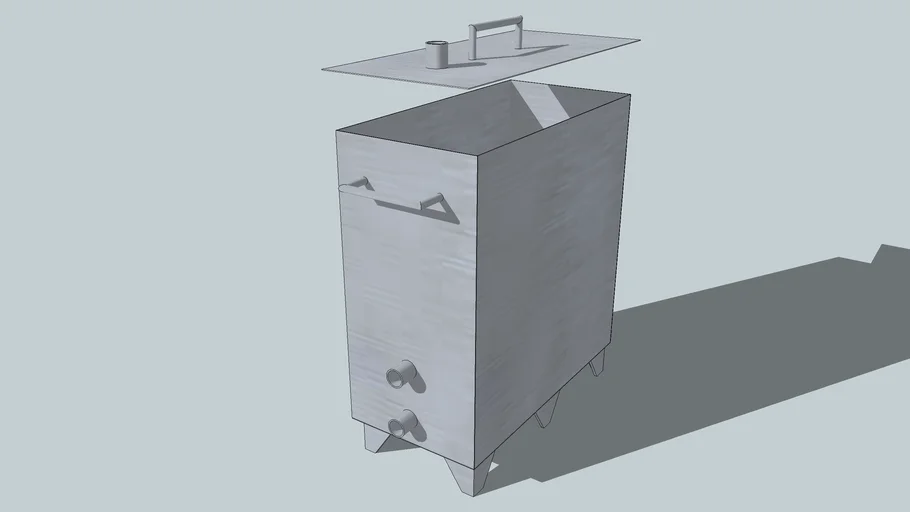 Rectangular Brew Kettle for the Stovetop | 3D Warehouse