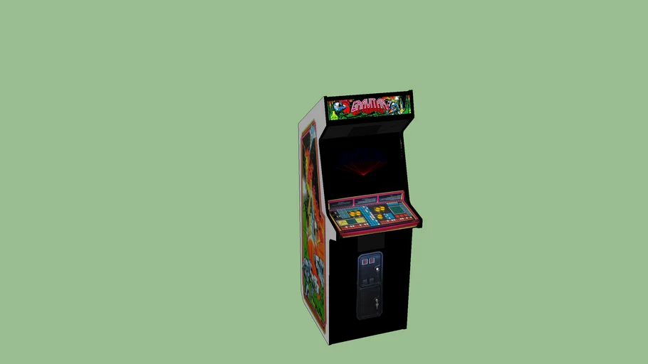 Atari Gravitar Arcade Game | 3D Warehouse