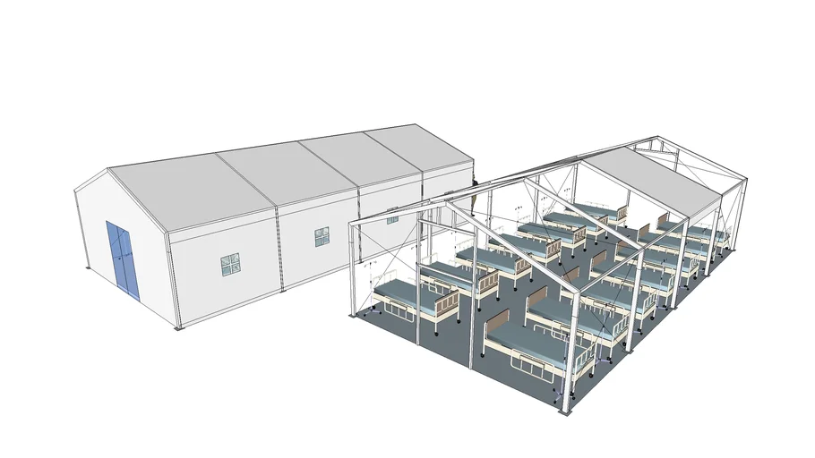 Rumah Sakit Tenda Lapangan COVID 19 | 3D Warehouse