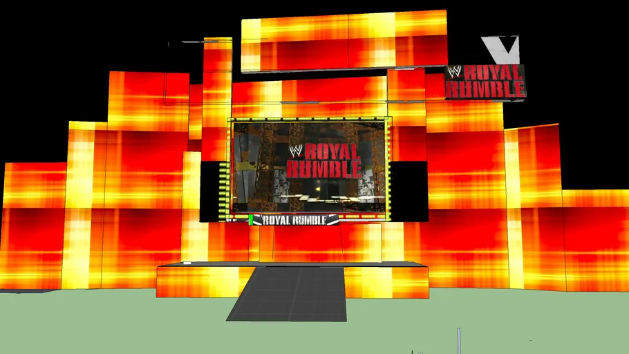 Royal Rumble 2012 Stage Concept 2 | 3D Warehouse