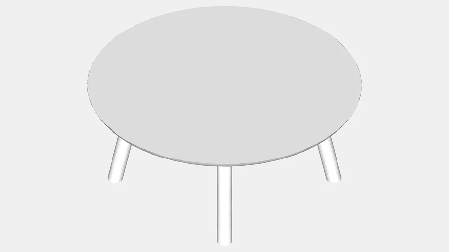 Davis Inform 36' Round Occasional Table | 3D Warehouse