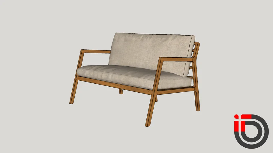 Furniture-Bench chair | 3D Warehouse