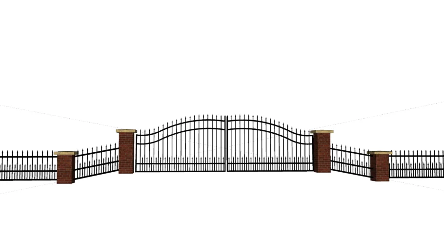 Forged Iron Gate | 3D Warehouse