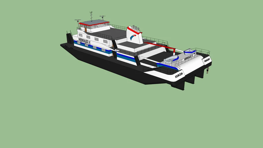 Push boat | 3D Warehouse