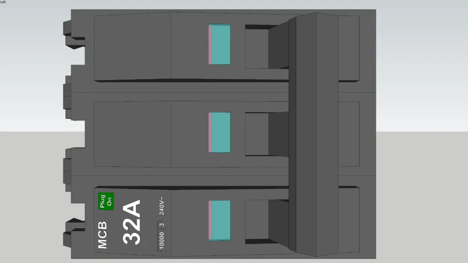 MCB 3P 32A | 3D Warehouse