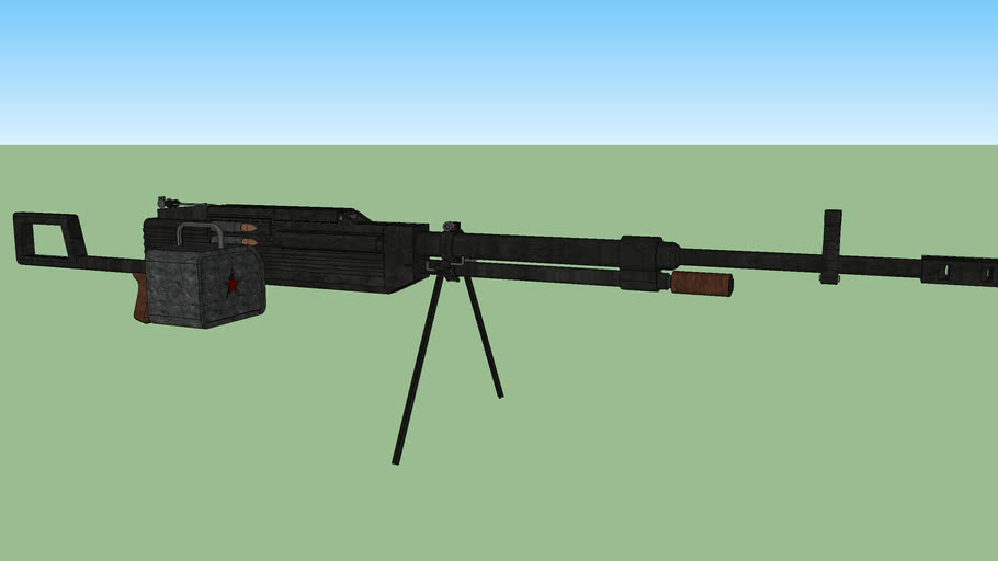 NSV 12.7 Maschinengewehr | 3D Warehouse