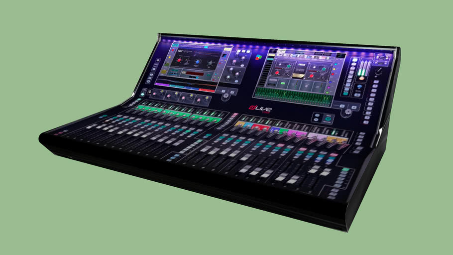 Allen & Heath dLive C3500 | 3D Warehouse