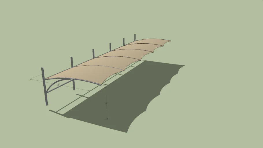 Car Parking Shade | 3D Warehouse