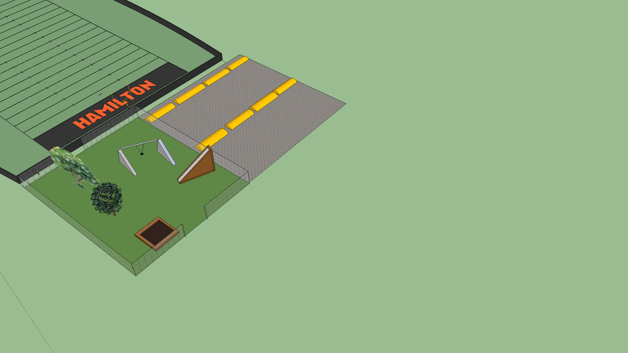 Playground with football field | 3D Warehouse