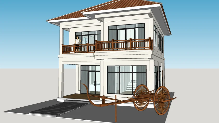 Villa Khmer House Style | 3D Warehouse