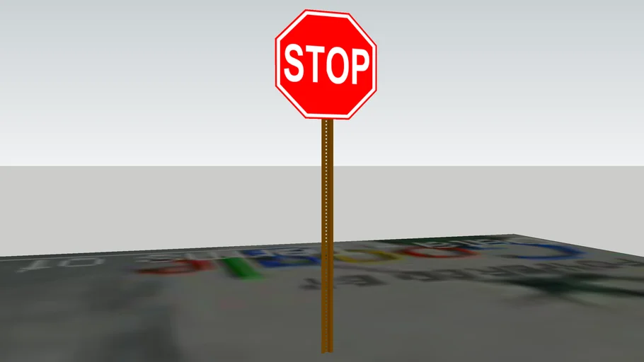 Stop Sign | 3D Warehouse
