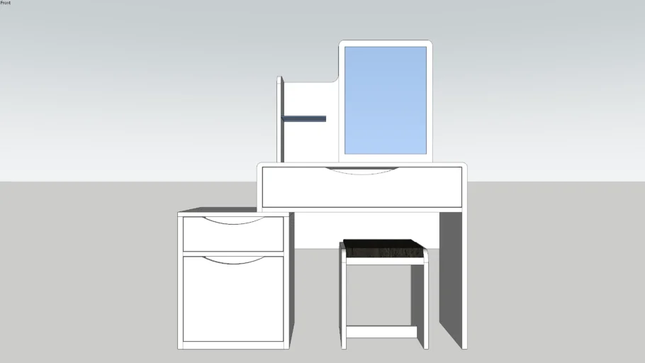 makeup table | 3D Warehouse