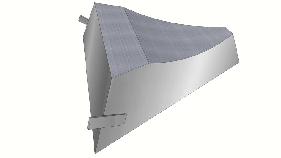 Simplified Low Threshold Cerenkov Counter (LTCC) Sector | 3D Warehouse