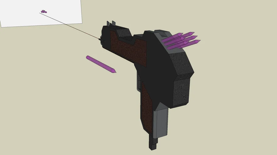 Halo Human Needler Pistol | 3D Warehouse